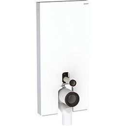 Geberit Monolith Stand-WC-Modul 131003SI5 Glas weiß, Bauhöhe 101 cm