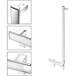 KEUCO Axess Winkelgriff 35006170801 90Grad, rechte Ausführung, 851x381mm, Aluminium silber-eloxiert/verchromt