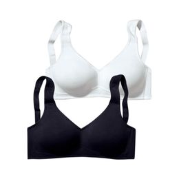 Petite Fleur By Lascana BH Damen Gr&ouml;&szlig;e 100 schwarz / wei&szlig; Sommerkleid