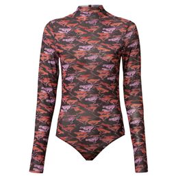 Hofmann Copenhagen Shirtbody 'ARIEL' Damen Gr&ouml;&szlig;e XL orange / rosa / schwarz