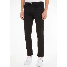 Tommy Jeans Tapered-fit-Jeans SLIM TAPERED AUSTIN, schwarz
