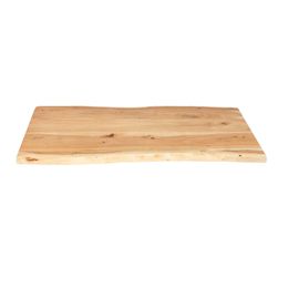 Tischplatte Baumkante Akazie Natur 80 x 40 cm CURTIS