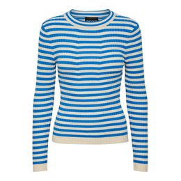 Pieces Pullover 'PCCrista' Damen Größe XS creme / blau