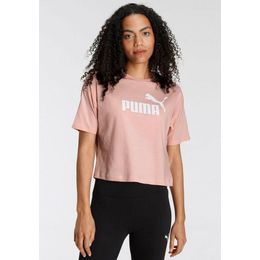 Puma Crop-Top ESS CROPPED LOGO TEE, rosa