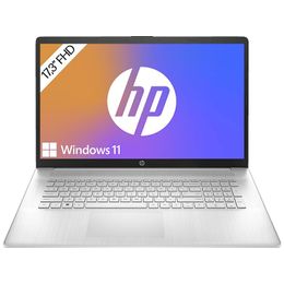 HP Laptop 17-cp2333ng, Notebook, mit 17,3 Zoll Display, AMD Ryzen™ 3 7320U Prozessor, 8 GB RAM, 512 SSD, Radeon™ Onboard Graphics, Natursilber, Windows 11 Home (64 Bit)