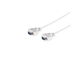 S/CONN maximum connectivity® SUB-D Anschlußkabel 2x9-pol. Sub-D-Stecker 3m Computer-Kabel