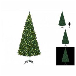 vidaXL Künstlicher Weihnachtsbaum Künstlicher Weihnachtsbaum mit LEDs 500 cm Grün