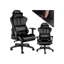 TecTake Gaming-Stuhl Premium Racing Bürostuhl mit Streifen (1er