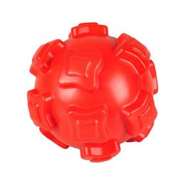 Flamingo Spielknochen Hundespielzeug Ball TPR mit Squeaker rot