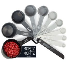 Moritz & Moritz Messlöffel Moritz & Moritz Messlöffel Set 11 teilig schwarz