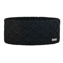 Areco Stirnband Stirnband Gitter-Muster Fleeceband innen