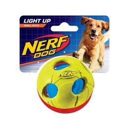Nerf Dog Spielknochen LED Ball zweifarbig