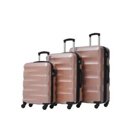 BlingBin Kofferset Hartschalen-Koffer Rollkoffer