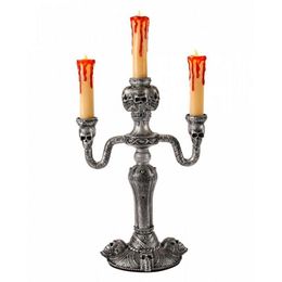 Horror-Shop Dekoobjekt Kerzenständer mit LED Kerzen