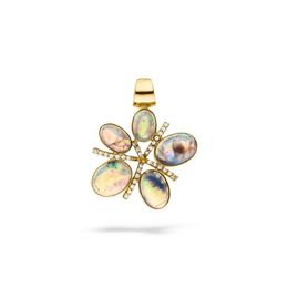 SKIELKA DESIGNSCHMUCK Kettenanhänger Opal Anhänger "Flower" 3