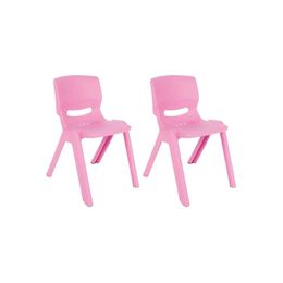 Siva Stuhl 20142-20142 2er Set Kinderstuhl "Pink" + "Pink"