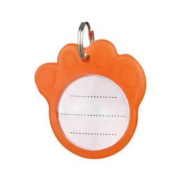 Trixie Tier-Halsband Sicherheits-Adressanhänger orange