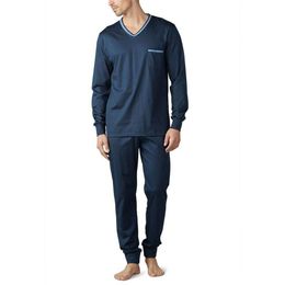 Mey Pyjama Anzug lang, yacht blue