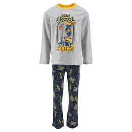 Minions Schlafanzug Kinder Jungen Pyjama Schlaf-set (2 tlg)