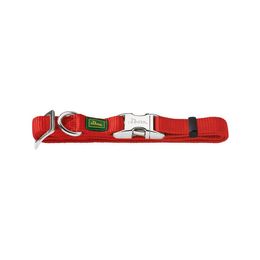 Hunter Tierbedarf Hunde-Halsband Halsband Vario-Basic ALU-Strong rot