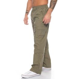 BENK Cargohose Herren Cargo Hose Cargo Pants Unifarbe Arbeitshose Cargohose Dehnbund