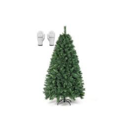 Salcar Künstlicher Weihnachtsbaum PVC Weihnachtsbaum Künstlich Tannenbaum Christbaum mit Metallständer
