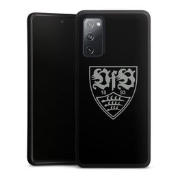DeinDesign Galaxy S20 FE Handy Premium Silikon H&uuml;lle Handyh&uuml;lle schwarz Case Vfb Stuttgart Logo Official Licensed Product Silikon Premium Case