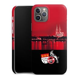 DeinDesign iPhone 12 Pro Handy Premium Case Smartphone Handyh&uuml;lle Schutzh&uuml;lle matt Official Licensed Product 1. Fc K&ouml;ln Skyline Premium Case