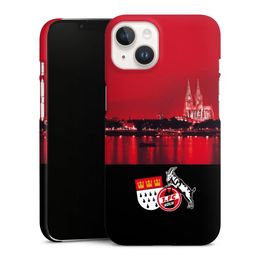 DeinDesign iPhone 14 Handy Premium Case Smartphone Handyh&uuml;lle Schutzh&uuml;lle matt 1. Fc K&ouml;ln Skyline Official Licensed Product Premium Case