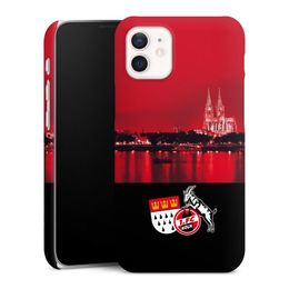 DeinDesign iPhone 12 mini Handy Premium Case Smartphone Handyh&uuml;lle Schutzh&uuml;lle matt Official Licensed Product 1. Fc K&ouml;ln Skyline Premium Case