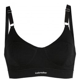 Icebreaker - Women's Queens Clasp Bra - Merinounterwäsche Gr XS schwarz