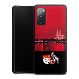 DeinDesign Galaxy S20 FE Handy Premium Silikon H&uuml;lle Handyh&uuml;lle schwarz Case Official Licensed Product 1. Fc K&ouml;ln Skyline Silikon Premium Case