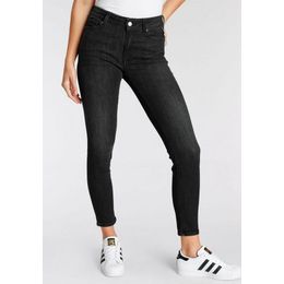 Replay Skinny-fit-Jeans Luzien POWER STRETCH - High Waist, schwarz