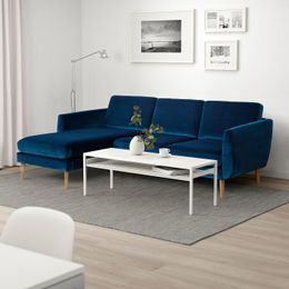 IKEA SMEDSTORP 3er-Sofa mit Récamiere