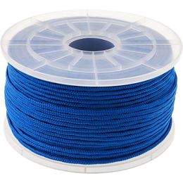 Mehrfädrigem pp geflochtenes Seil 100 m x 3 mm blau - PrimeMatik