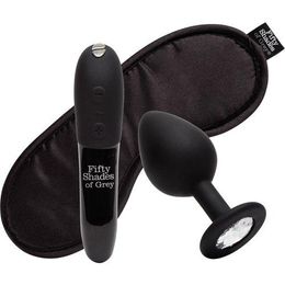 Fifty Shades of Grey 3-teiliges Set „Come To Bed“ mit Minivibrator Tango X von We-Vibe