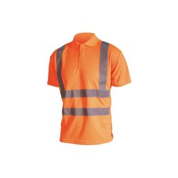 Cepovett - High Visibility Polo Shirt - Kurze Ärmel - Neon Orange - 4XL - Orange