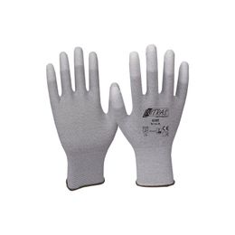 As Arbeitsschutz Gmbh - Handschuhe Gr.8 grau/weiß en 388,EN 16350 psa ii