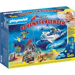Playmobil® Spielzeug-Adventskalender 70776 Badespaß Polizeitaucheinsatz