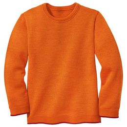 Disana - Kid's Strick-Pullover Gr 110/116 orange