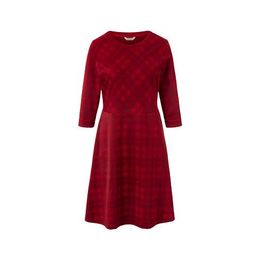 Tchibo Kariertes Jacquard-Kleid - Rot/Kariert - Gr.: S