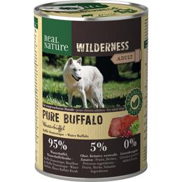 REAL NATURE WILDERNESS Adult Pure Buffalo Wasserbüffel 6x400 g
