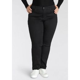 LEVI'S® PLUS Levi's® Plus Straight-Jeans 314 Shaping Straight in Baumwoll-Stretch, schwarz