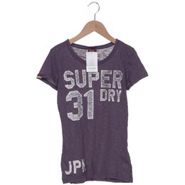 Superdry Damen T-Shirt, flieder