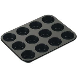 Zenker - Muffinform BlackMetallic für 12 Stück 35 x 26,5 cm Küchenutensilien