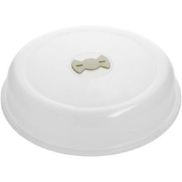 Kitchencraft - Mikrowellengeeignete Speiseabdeckung de mit Grill de Belüftung, BPA-freier Kunststoff, Außendurchmesser de 28 cm (11 in.), für