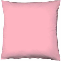 Fleuresse Mako-Satin-Kissenbezug uni colours pink 4070 40 x 40 cm
