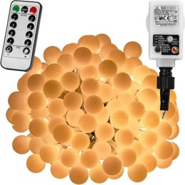 100 led Lichterkette Party, warmweiß, Adapter, fb - VOLTRONIC