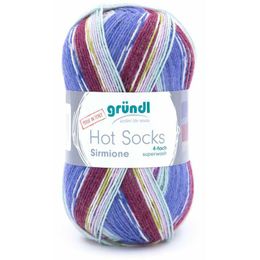 gründl Wolle Hot Socks Sirmione 100 g art-deco-multicolor Handarbeit - Gründl