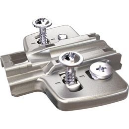 Hettich - Exzenter Kreuzmontageplatte, Spreizmuffe, Distanz 3 mm